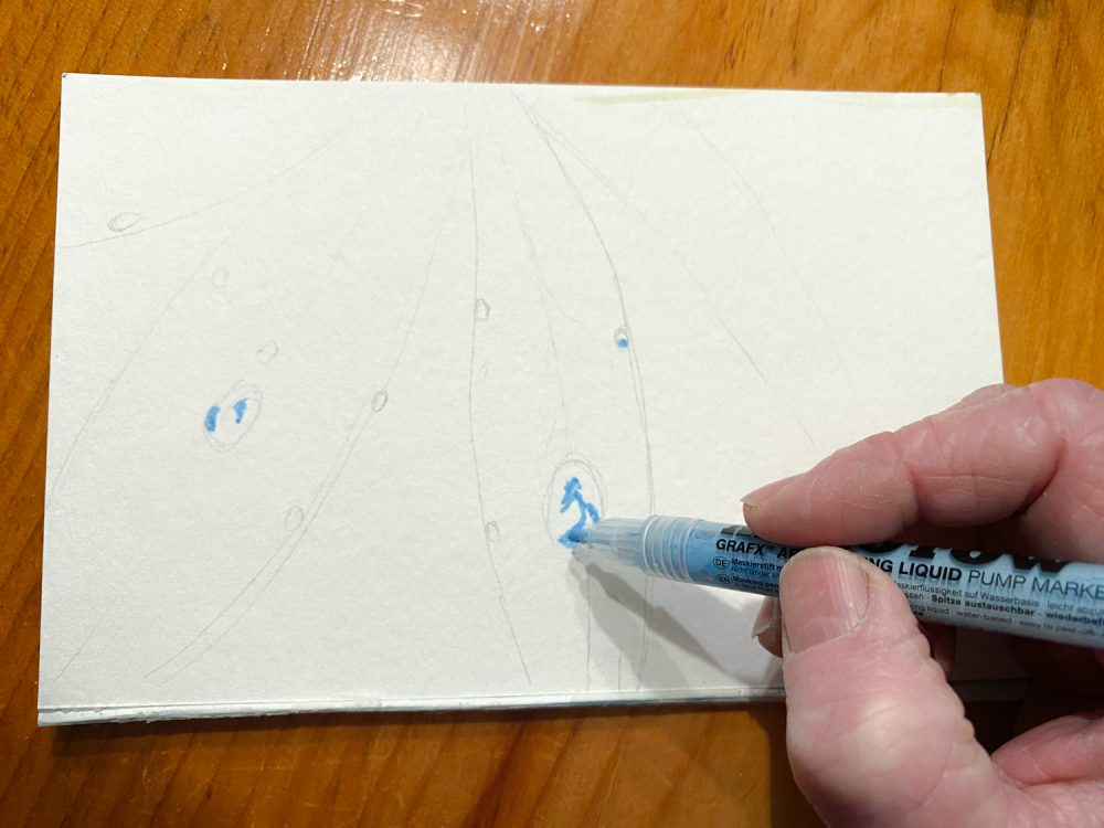How to Paint Water Droplets in Watercolor